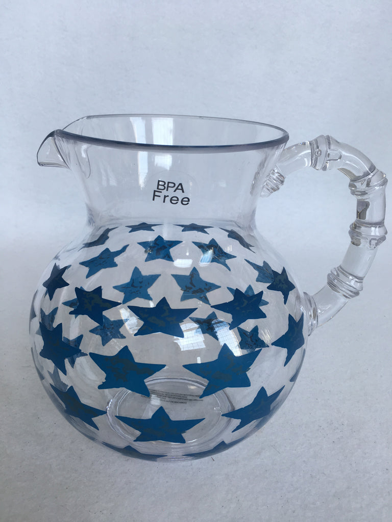 Patriotic Plastic Pitcher with Stars – CrazeAbout