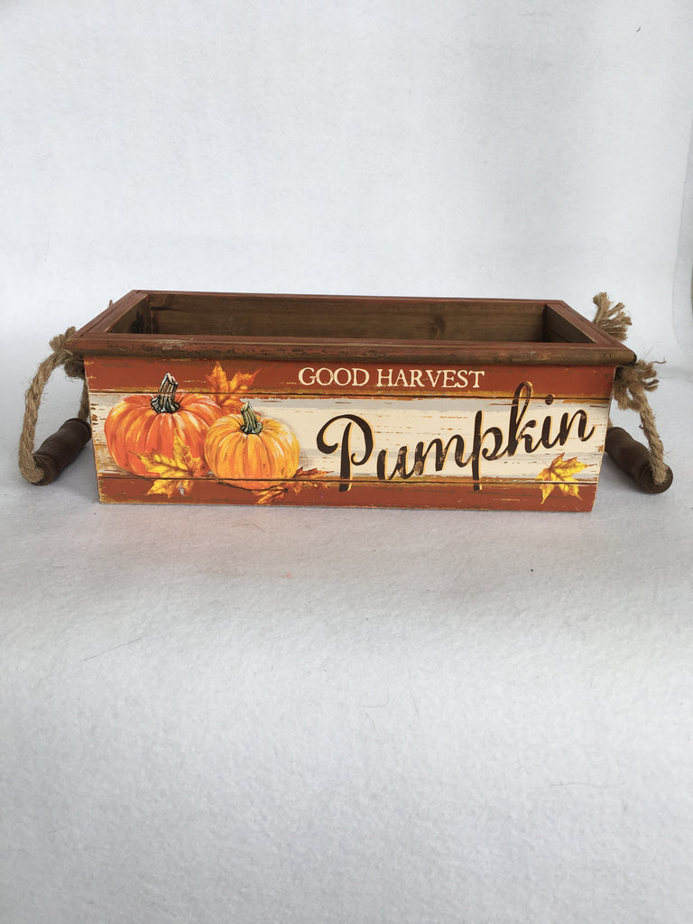 Harvest Good Harvest Pumpkin Wooden Box – CrazeAbout