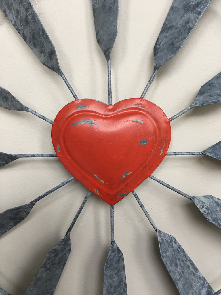 Valentine Heart Windmill Metal Wall Hanging – CrazeAbout